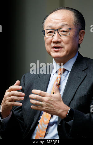 Washington, DC, USA. 7th Feb, 2018. World Bank President Jim Yong Kim ...