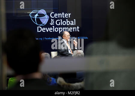 Washington, DC, USA. 7th Feb, 2018. World Bank President Jim Yong Kim ...