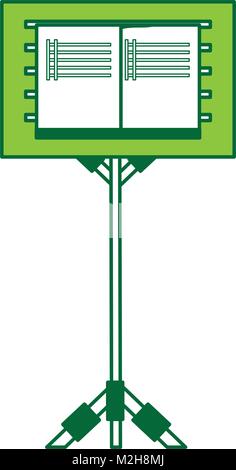 Music stand for scores icon Stock Vector Image & Art - Alamy