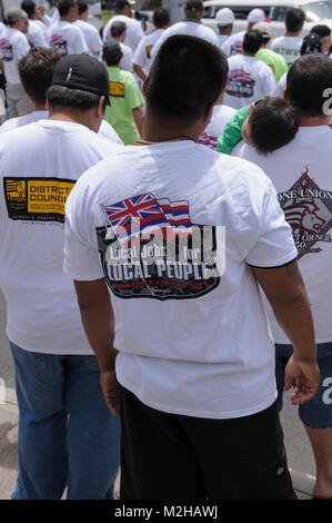 Workers and Union members rally on May Day for solidarity in protecting ...