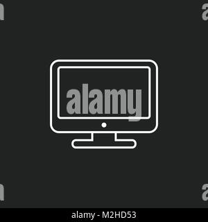 Portable laptop computer in line drawing vector Stock Vector Image ...