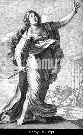 ancient world, Roman Empire, legend, death of Verginia, 449 BC Stock ...
