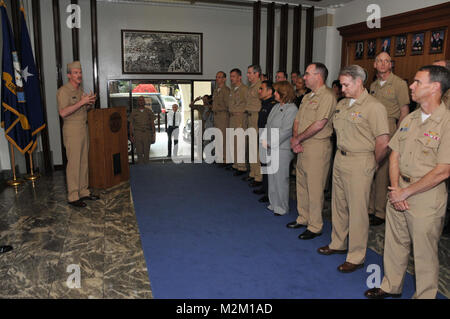 Rear Adm. Dan Cloyd relieved Rear Adm. Richard Wren as Commander, U.S ...