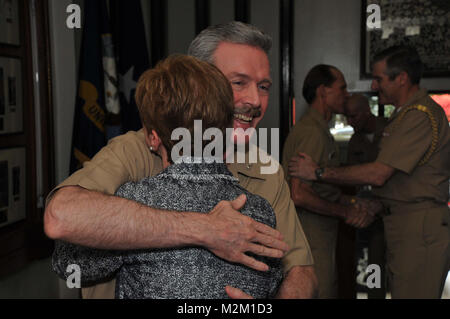 Rear Adm. Dan Cloyd relieved Rear Adm. Richard Wren as Commander, U.S ...