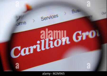 The Carillion Group logo on PWC website Stock Photo - Alamy