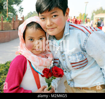 Jammu, India. 07th Feb, 2018. Rose day celebration in Jammu. Credit ...