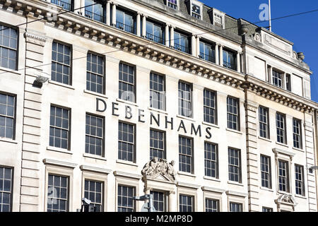 Debenhams department store, Old Market Square, Nottingham, England, UK ...