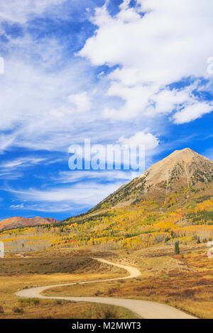 Gothic Mountain, Washington Gulch Road, Crested Butte, Colorado, USA ...