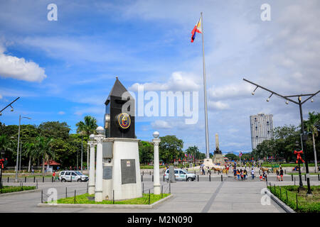 Manila, Philippines - Feb 4, 2018 : Kilometer Zero marker in Manila ...