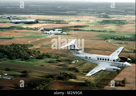 A 375th Aeromedical Airlift Wing C-9 Nightingale aircraft parked on the ...