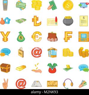 Tangible asset icons set, cartoon style Stock Vector Image & Art - Alamy