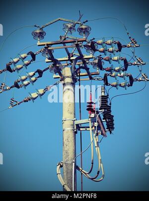 Antique Electrical Circuit Breaker Switches - Early 1900s Stock Photo ...