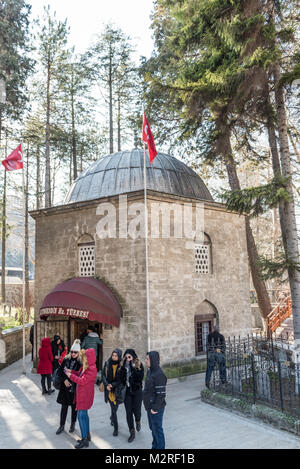 Unidentified people visit Ghazi Suleyman,Suleiman Pasha Mosque and ...
