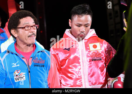 Naha, Okinawa, Japan. 4th Feb, 2018. Moises Fuentes (MEX) Boxing ...