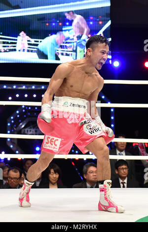 Naha, Okinawa, Japan. 4th Feb, 2018. Moises Fuentes (MEX) Boxing ...