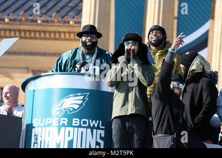 Philadelphia, PA, USA. 8th Feb, 2018. Philadelphia Eagles celebrate ...