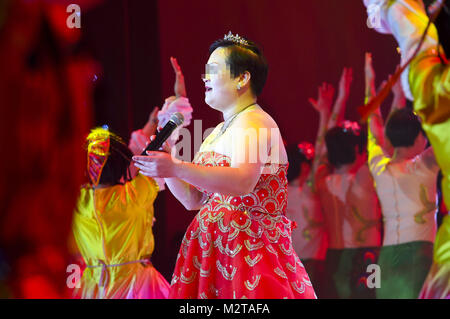 Jili, Jili, China. 8th Feb, 2018. Jilin, CHINA-8th February 2018: A ...