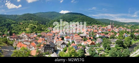 Germany Black forest Murgtal Forbach locality perspective Murg summer ...