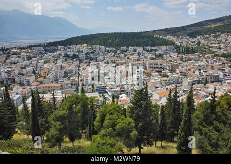 Panoramic view of Lamia City, Central Greece Stock Photo - Alamy