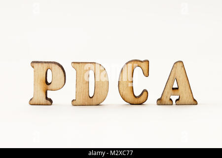 PDCA,Alphabet made with wooden board.plan-do-check-act cycle Stock ...