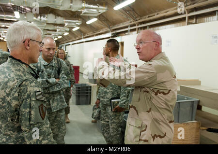 Senior Chief Petty Officer Shannon Tindell of Antioch, Ill. shows Brig ...