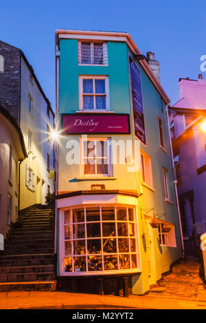 Brixham town centre Stock Photo - Alamy