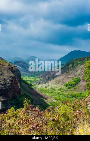 Hanapepe Valley lookout, Kauai, Hawaii, United States of America ...
