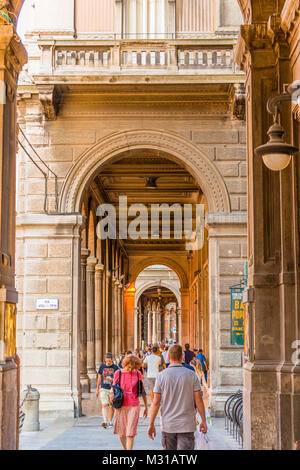 Porches of Bologna, Emilia Romagna, Italy, Europe Stock Photo - Alamy