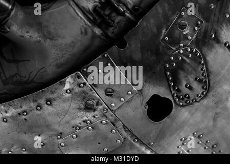 Vintage aircraft Radial engine maintenance Stock Photo - Alamy