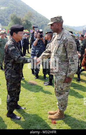 U.S. Army Gen. Gary Brito, incoming commander of U.S Army Training and ...
