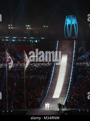 An Olympic torch for the 2018 Pyeongchang Winter Olympics is unveiled ...