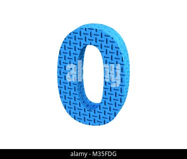 Font Plastic blue treadplate number 1 Stock Photo - Alamy