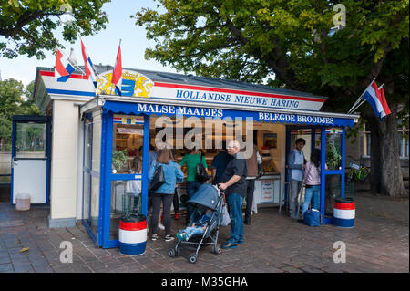 Fish stand near Binnenhof. Buitenhof, The Hague (Den Haag), Netherlands ...