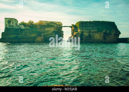 Gaiola protected area and abandoned island at Posillipo, Naples, Italy ...