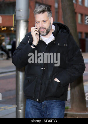 Iain Lee outside ITV Studios today Featuring: Iain Lee Where: London ...