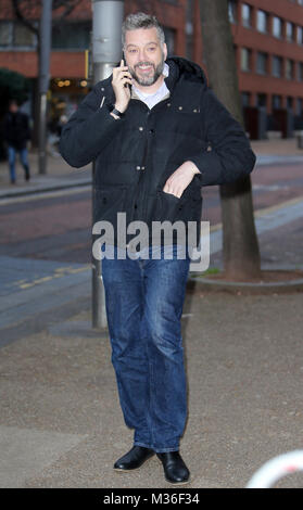 Iain Lee outside ITV Studios today Featuring: Iain Lee Where: London ...