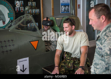 Staff Sgt. Geremy Stovall, left, 159th Maintenance Squadron aerospace ...