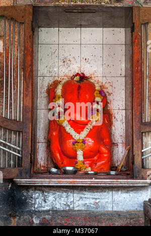 Ganesh statue, Hehabhagwant Vishnu temple, Solapur, Maharashtra, India ...
