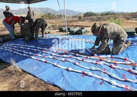An Anti-Personnel Obstacle Breaching System device launches an Stock ...