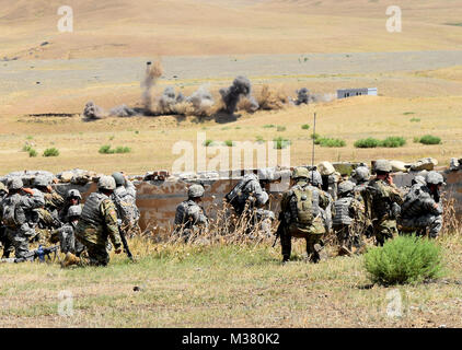 VAZIANI, Country of Georgia, August 4, 2017 – Members of the Country of ...