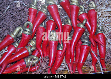 Traditional Neapolitan good luck charm or cornicello that sales on the ...
