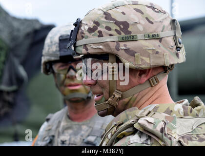 Brigadier General Tom Carden, commanding general of the Georgia Army ...