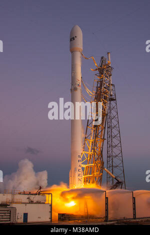 The SES-9 satellite was launched aboard a SpaceX Falcon 9 rocket from Kennedy Space Center's ...