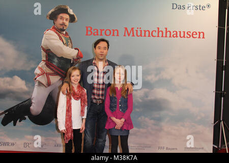 Helen Ottmann Jan Josef Liefers and Isabelle Ottmann promoting the ARD ...