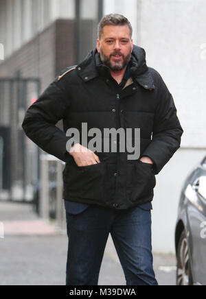 Iain Lee outside ITV Studios today Featuring: Iain Lee Where: London ...