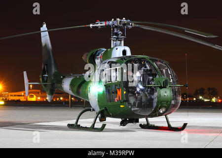 British Army Gazelle helicopter Stock Photo - Alamy