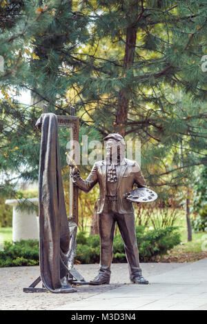 RUSSIA, ROSTOV-ON-DON, 07 OCTOBER 2017: Beautiful shined light brown ...