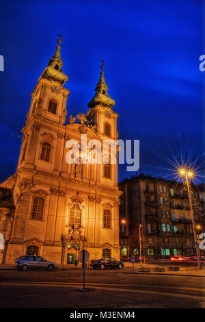 Batthyány square at night, Budapest Stock Photo - Alamy