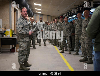 U.S. Air Force Col. John Gustafson, commander of the 386th ...