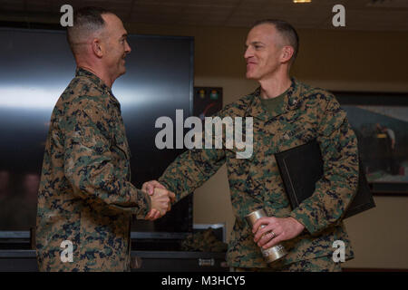 U.S. Marine Corps Col. Keith A. Parrella, commanding officer, Marine ...
